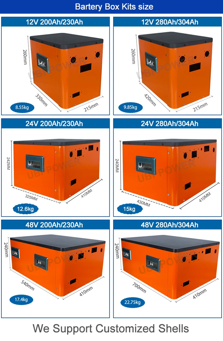 UBPPOWER 12V Lifepo4 Battery Box - 280ah Home Energy Storage