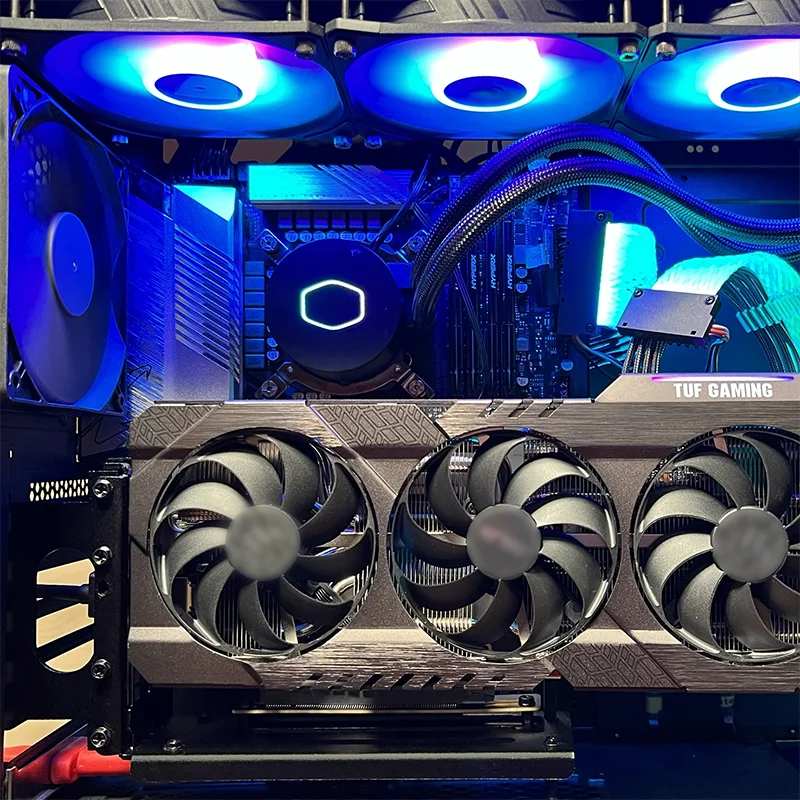 Pci-e Vertical White Bracket Pcie 3.0 X4 To X16 Graphics Card Vertical ...