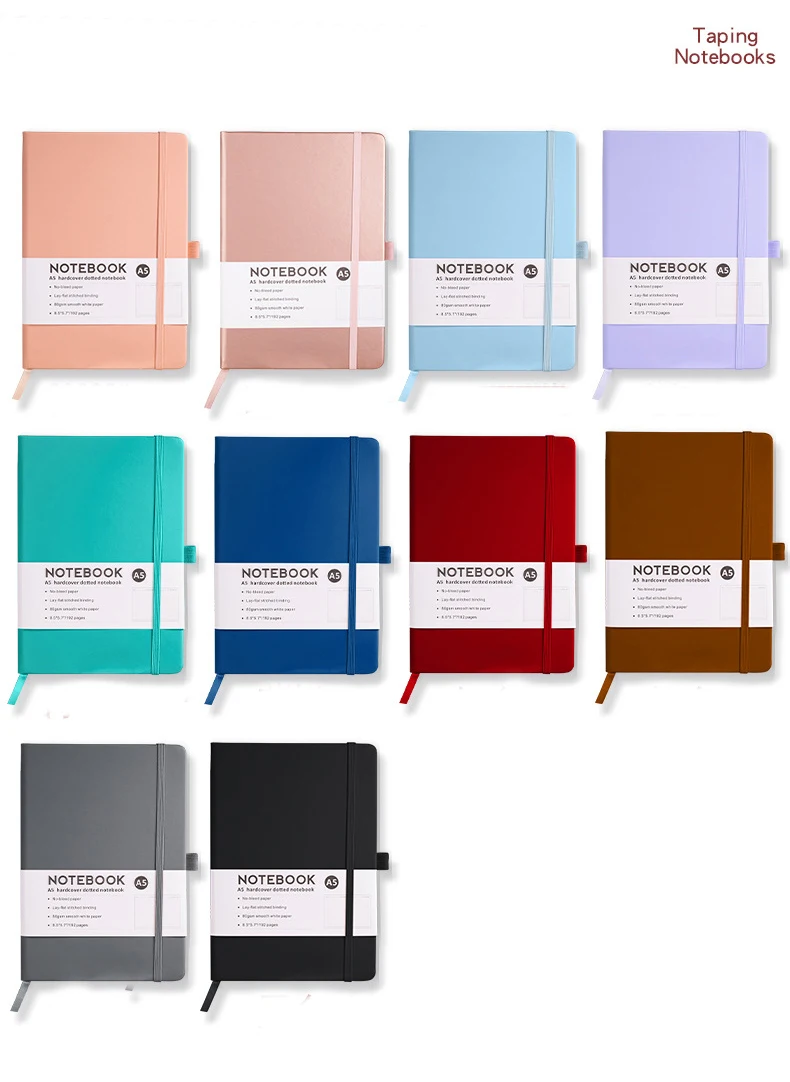 10 Colors A6 A5 Business Journal Notebook Thickened Paper 192 Pages ...