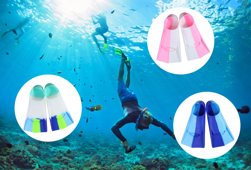 Wave Diving Fins Season Sale Swimming Fins Full Silicone Snorkeling ...