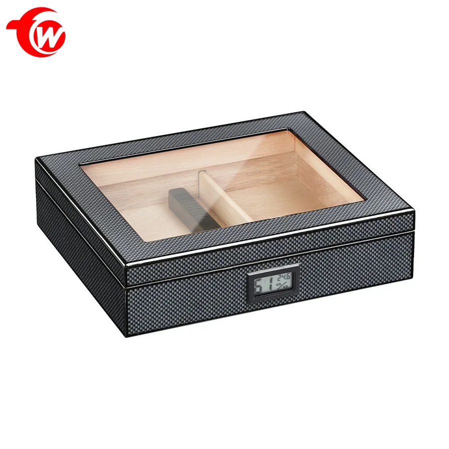 Wood Cigar Showcase Rack Display Humidors Luxury Large Capacity High ...