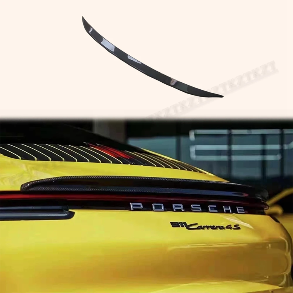 Porsche 992 Duckbill Rear Spoiler Carbon Fiber - OE No. 992-RS-YA-CF