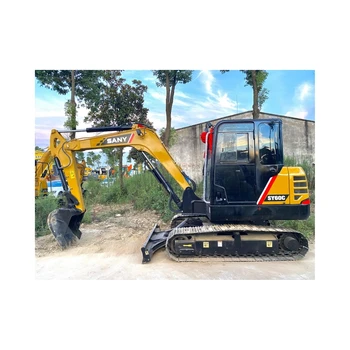Used Sany Sy60 Excavator Sany 6 Ton Mini Excavator High Quality Low ...