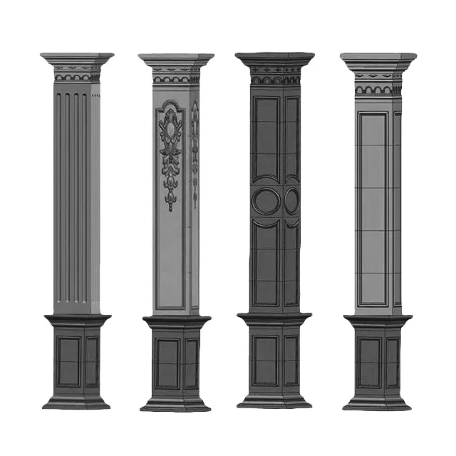 Roman House Pillar square Plastic Column Mold Design for Concrete ...