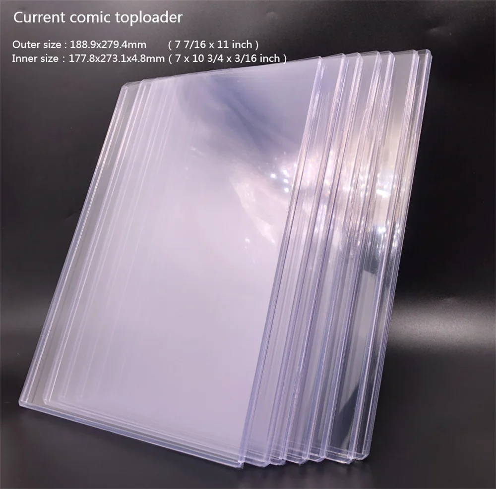 35ppt Toploader 25ct Box Packing Pvc Baseball Holders 3x4 Card Holder ...