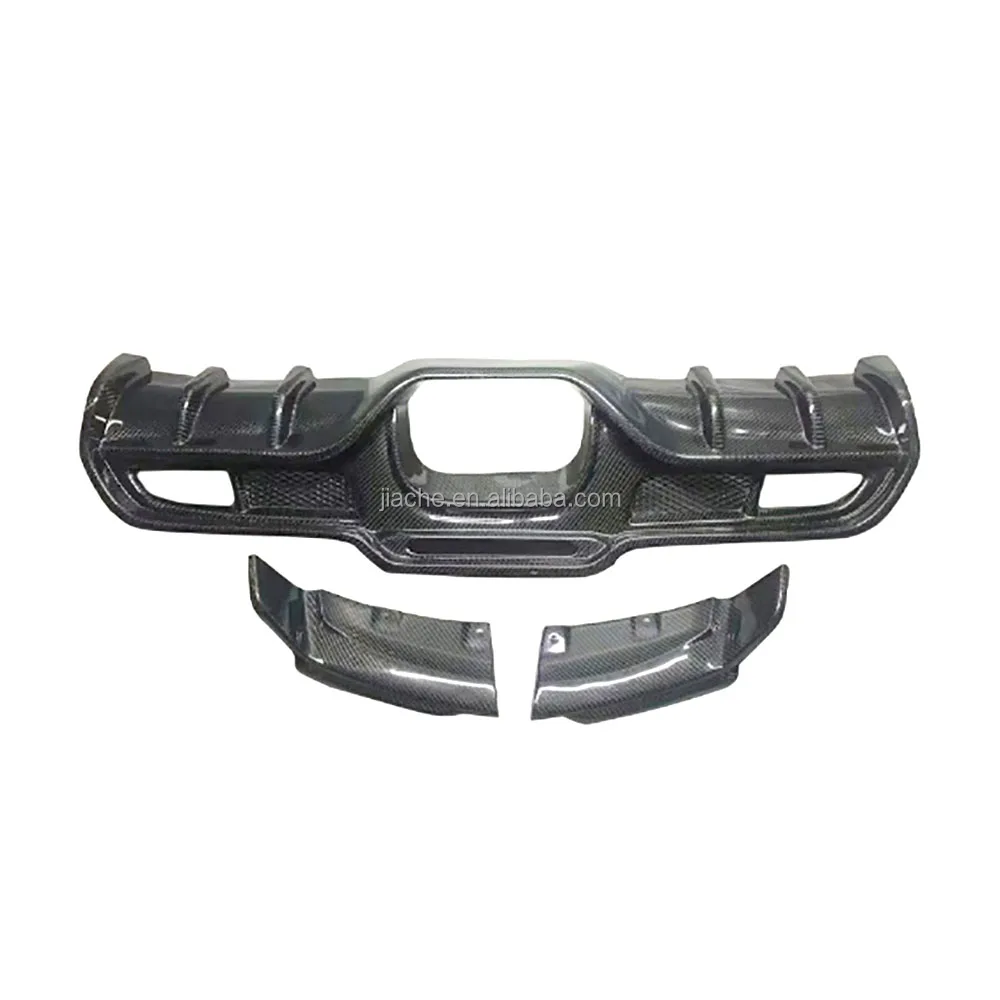 Rear Diffuser Bumper Chin Spoiler With Splitters Lips Bodykit for BMW ...