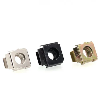 M6 M8 Black Color Square Lock Captive Nuts Cage Nuts For Server Rack ...