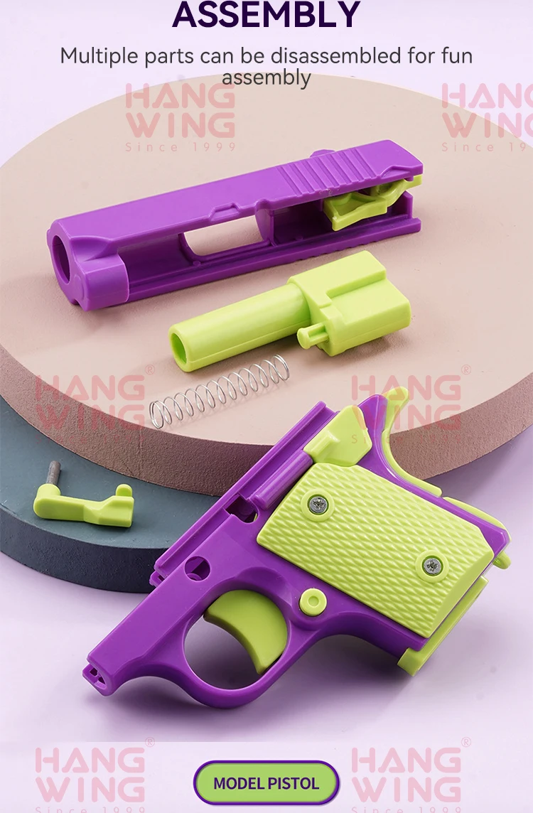 HW Detachable Gravity Cub 1911 Toy Gun - Eco-Friendly Fun