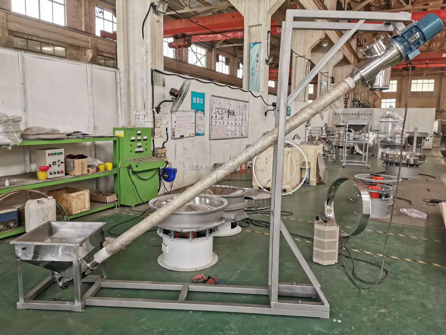 Customized Design Flexible Screw Auger Conveyer,Food Grade Screw Feeder ...