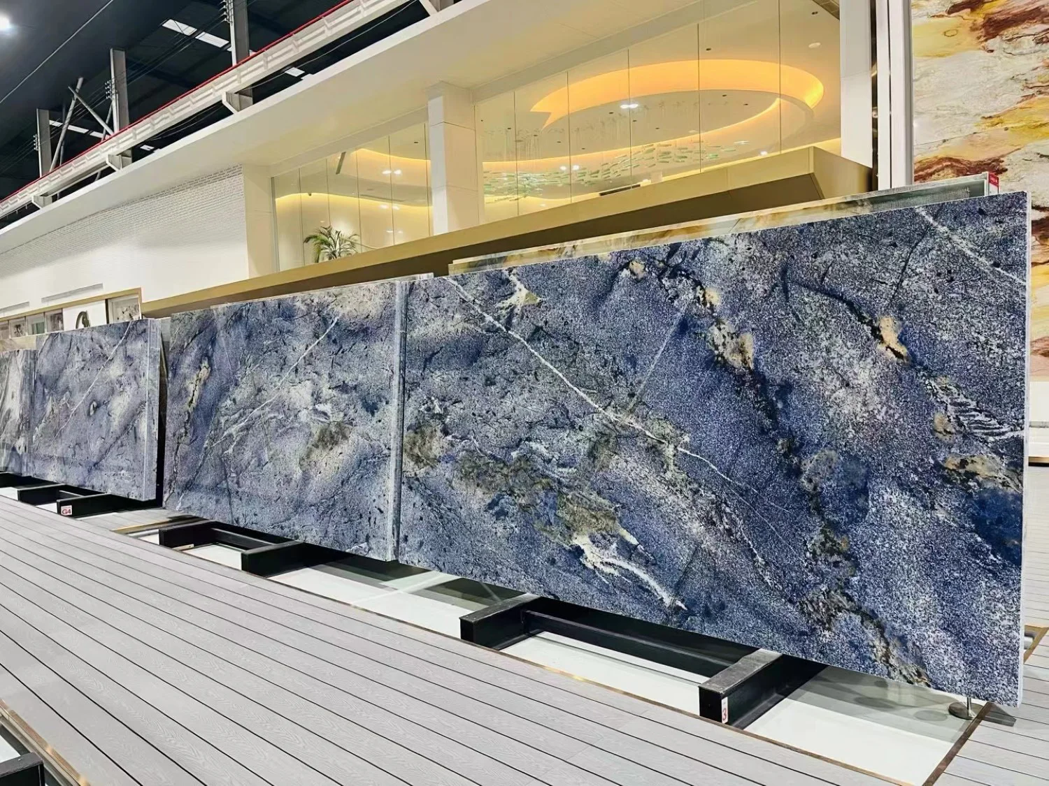 Luxury Brazil Quartzite Stone Azul Bahia Ocean Blue Granite Slab for ...