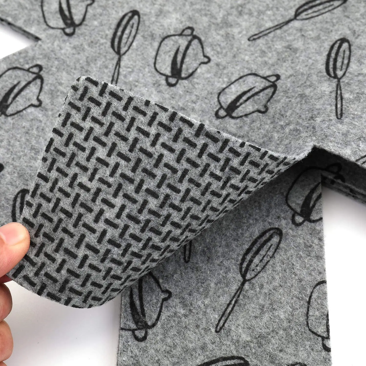 Anti-slip Felt Pot and Pan Protectors - Sustainable Cookware Set