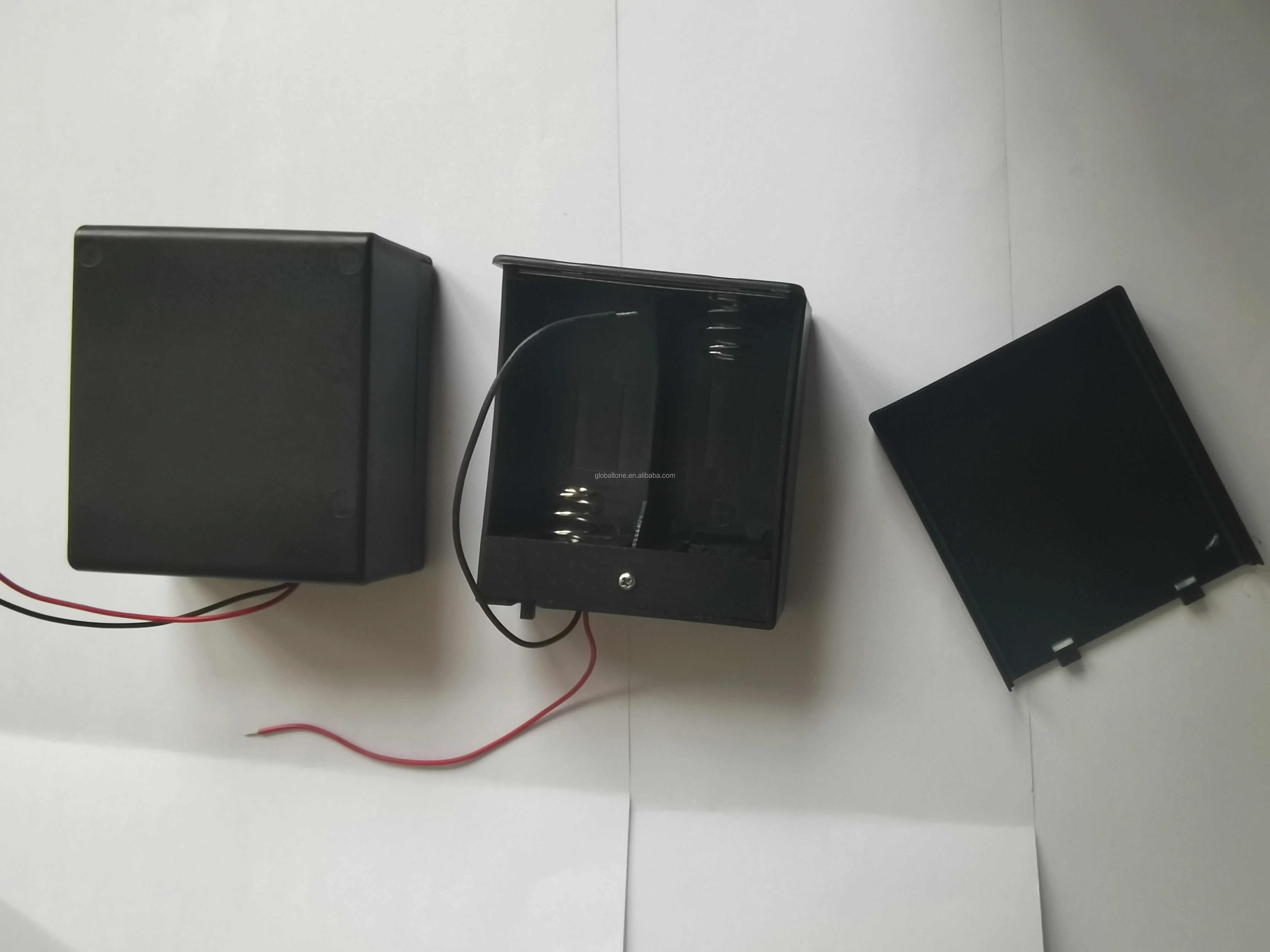 2 X D Cell UM-1 Battery Holder Case with Slide Cover & Switch