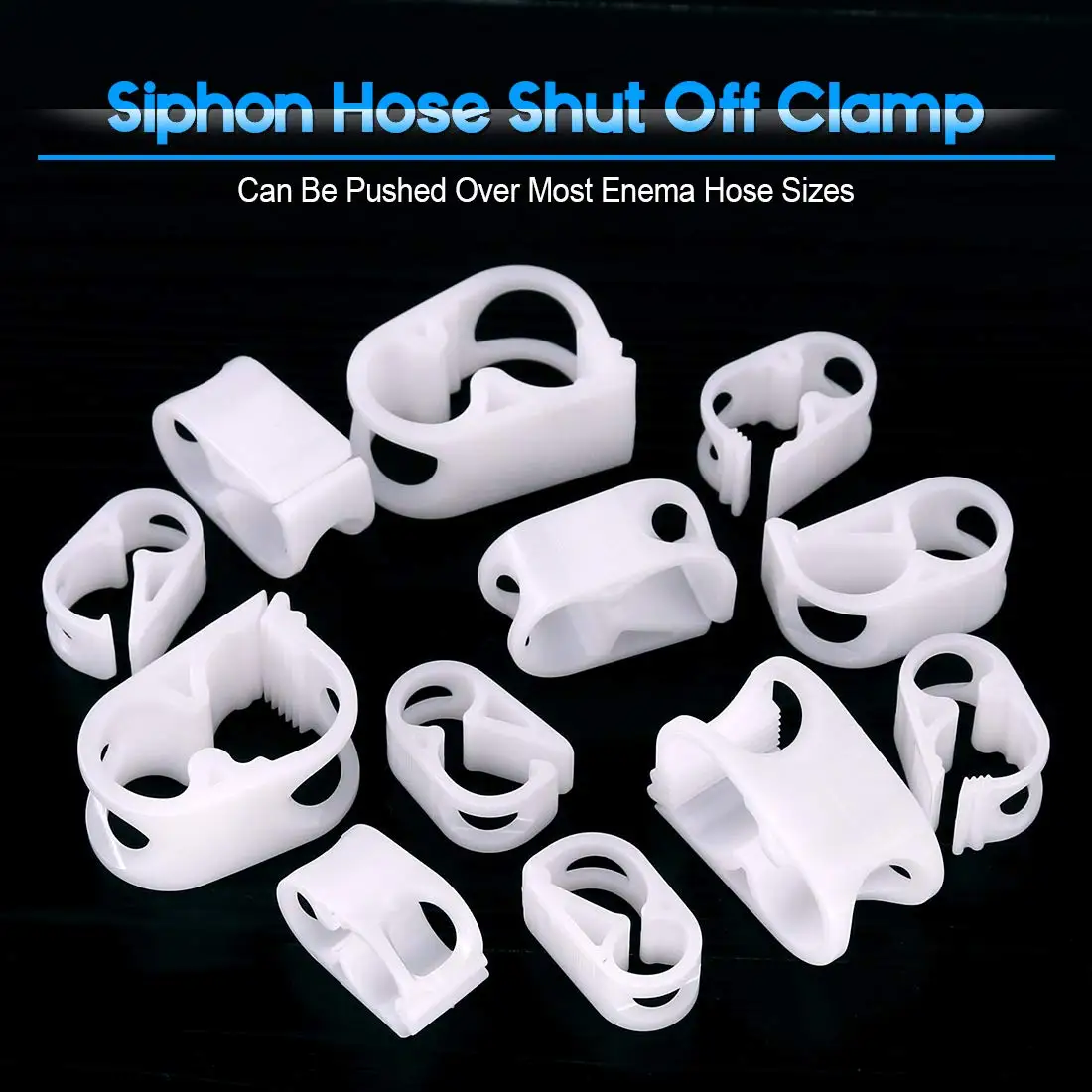 POM Plastic Medical Slide Pinch Tubing Hose Clamp | Siphon Tube Flow ...