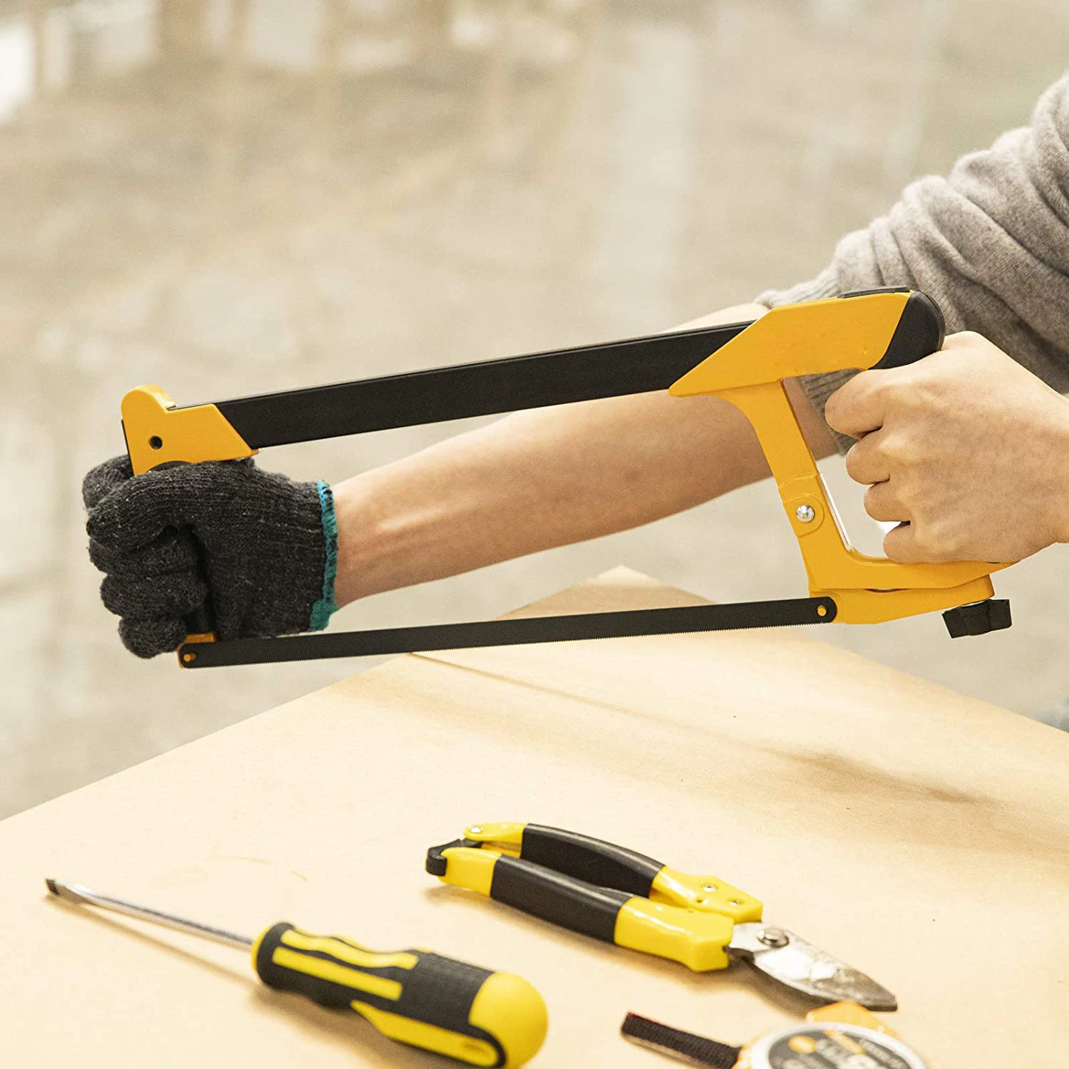 12 Inch Hacksaw - Durable Wood Pruning Saw for DIY Projects