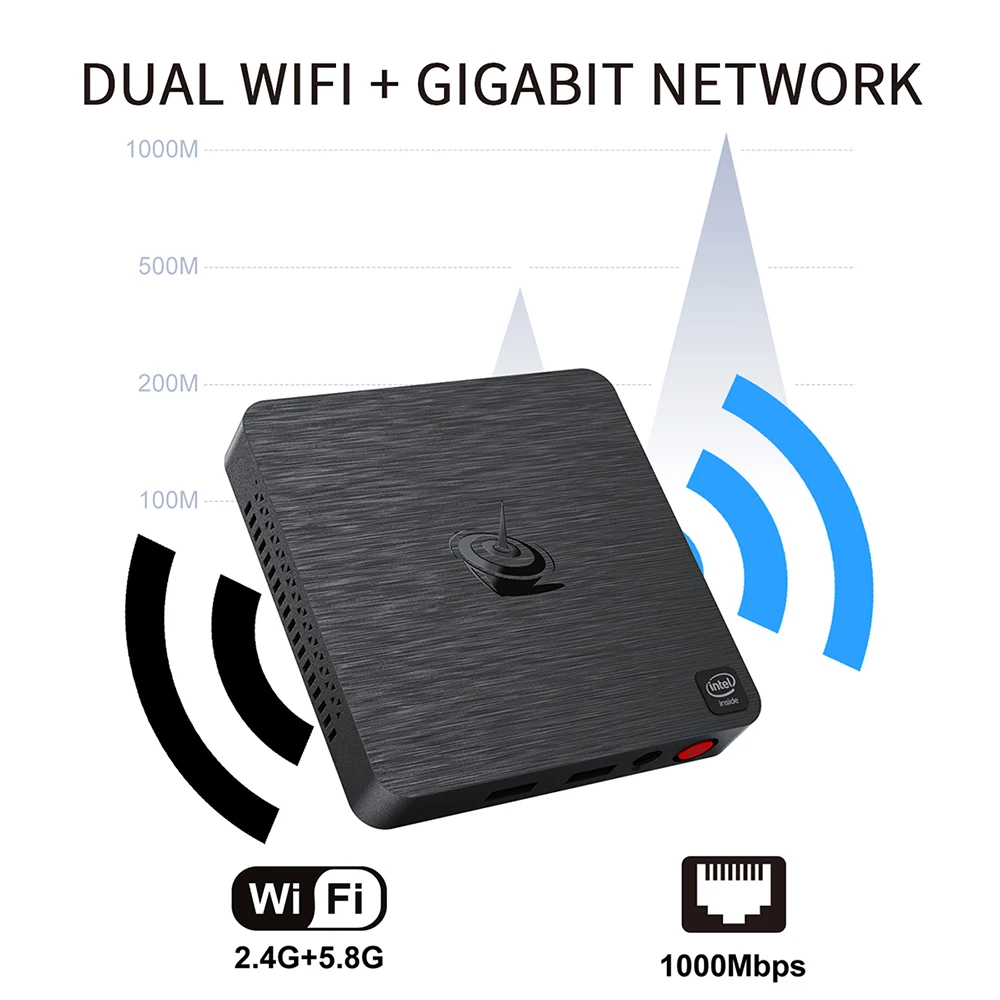 Beelink T4 PRO Mini PC - Intel N3350, 4G 64G, Win10 Laptop