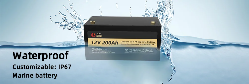 Wholesale Custom Ip67 Waterproof Lifepo4 Lithium Battery 12v 100ah For ...