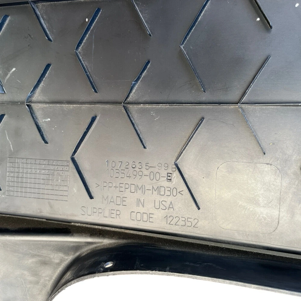 Tesla Model X Rear Aero Shield Splash Cover 2015-2020 OEM | Wholesale