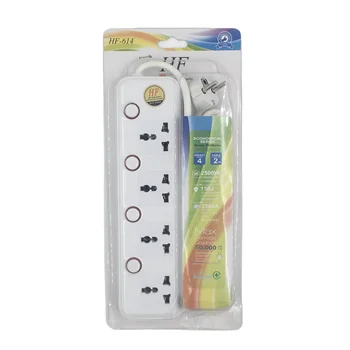 Multiple Power Socket 3m Wire Color Multi Outlet Electrical Extension ...