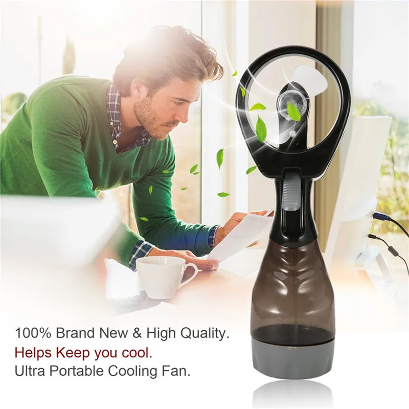 Portable Handheld Mini Water Spray Fan for Summer Cooling