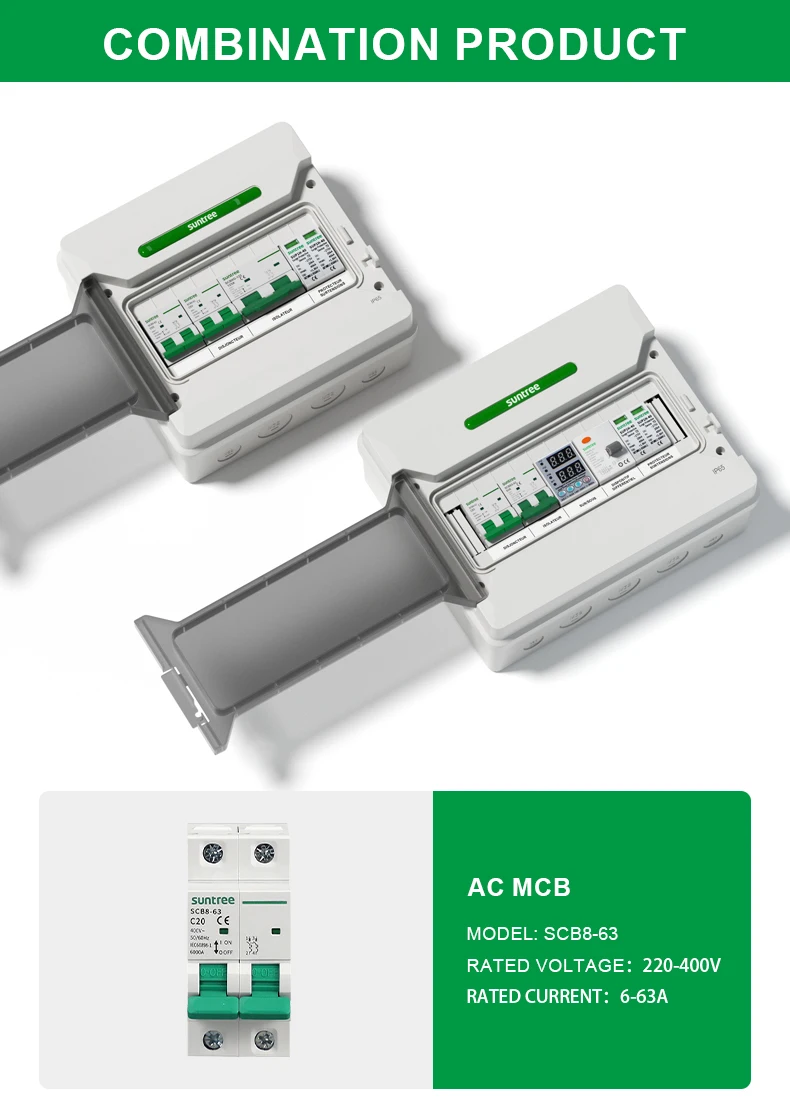 Protector Array Combiner Box 5 String Combiner Box Combiner Box for Pv ...