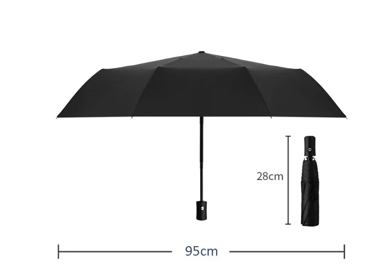 Fully Automatic Custom Folding 3 Folded Umbrella with Logo