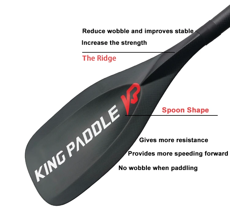 Light Weight and Durable SUP Paddle - Carbon Fiber Kingpaddle