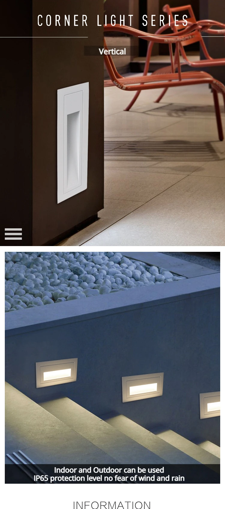 3w/6w Led Wall Lamp Waterproof Ip65 Recessed Led Steplight Outdoor For ...