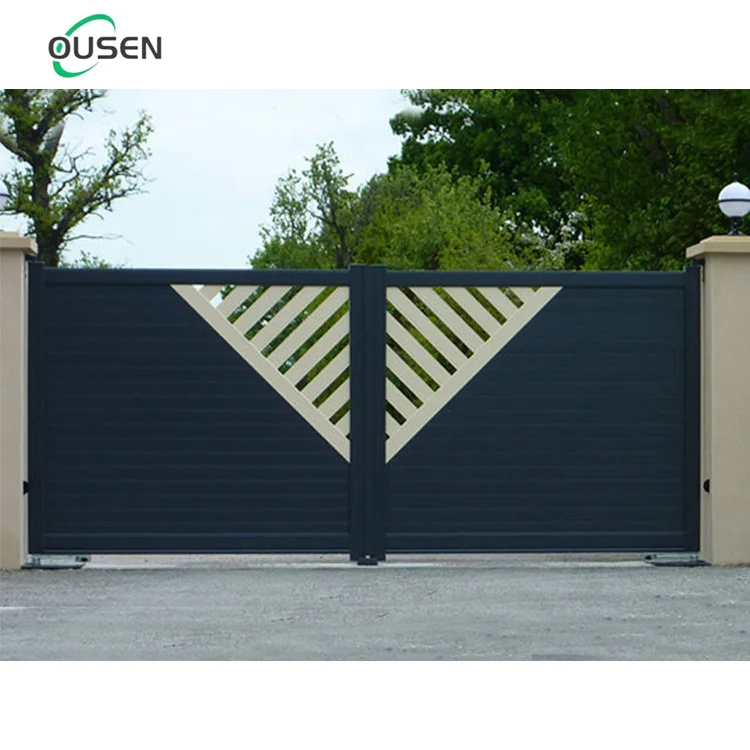 Different Modern Metal Smart Automated Sliding Driveway Aluminum Garage ...