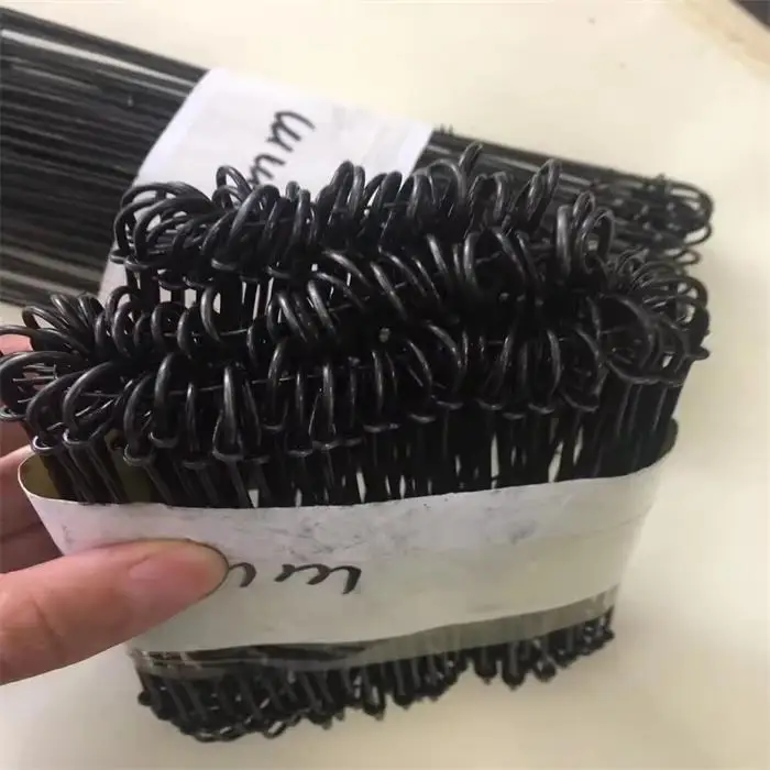 200mm X 1.5mm Black Annealed Wire Ties Galvanized Iron Tie Wire Double Loop Tie Wire Bundle ...