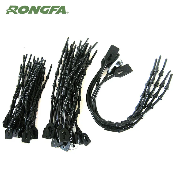 17 cm Soft Wire Tie Tree Ties Strong Stretchable Plastic Tree Lock Ties ...
