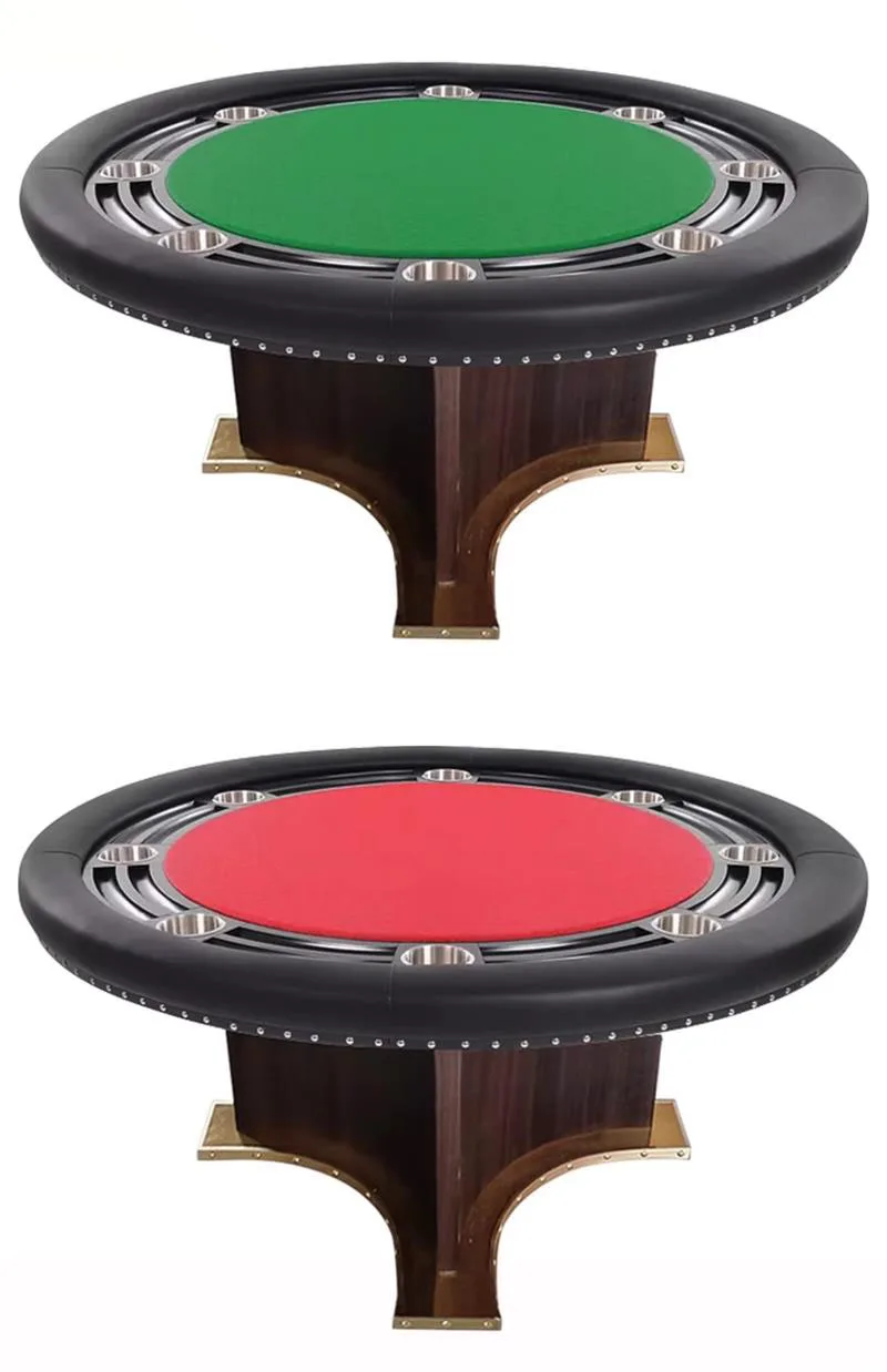Custom Luxury Solid Wood Poker Table - Perfect for Casinos