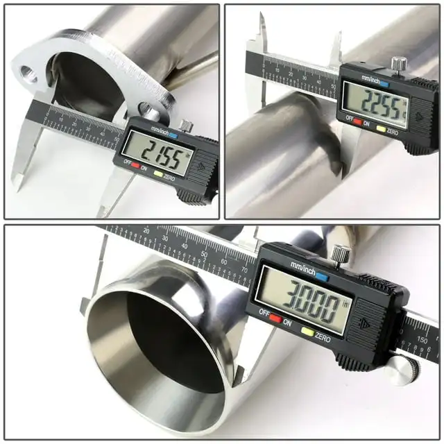 3 Inch Round Double Walled Tip Muffler For 2016 To 2018 Scion / Corolla ...