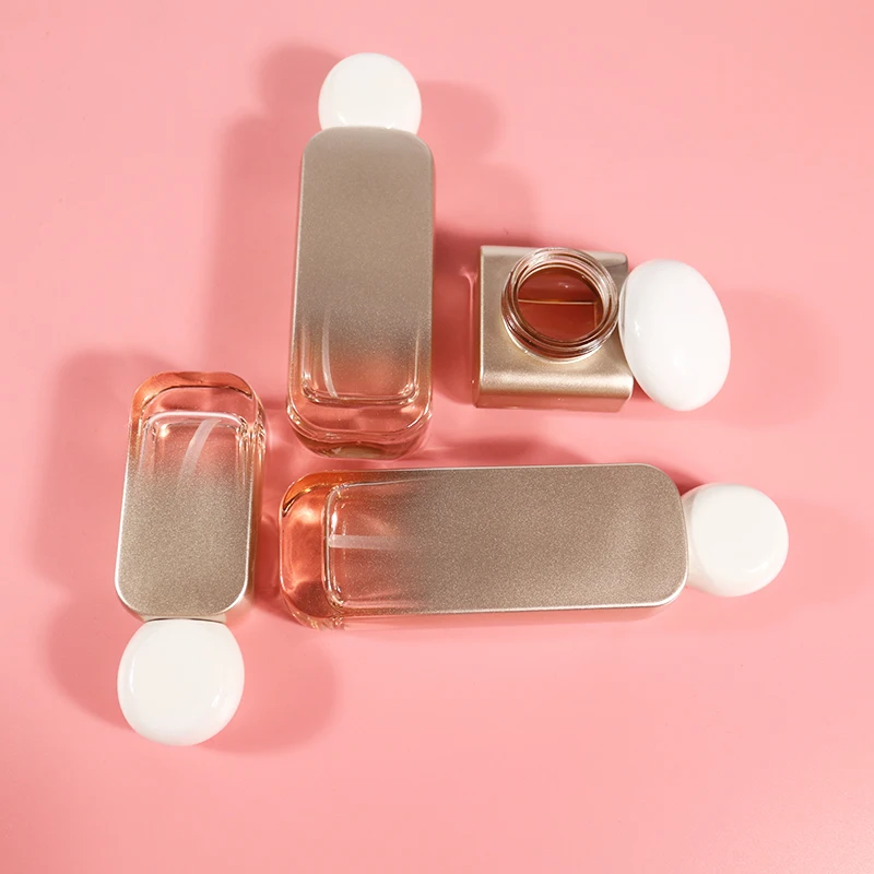 30g 50g 30ml 50ml 100ml 120ml Cosmetics Packaging Glass Bottle Sets ...
