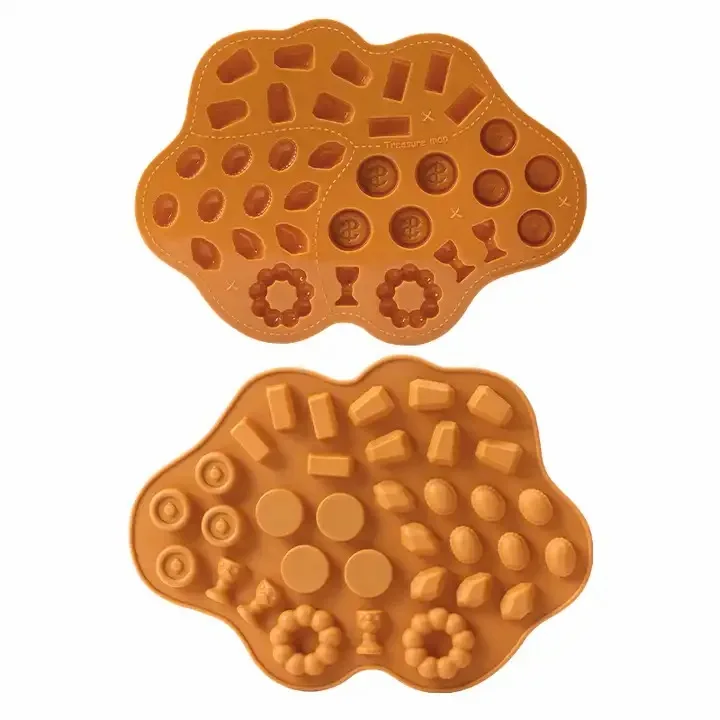 New Design Creative 3D Candy bar coaster Silicone Baking Tray Easy ...