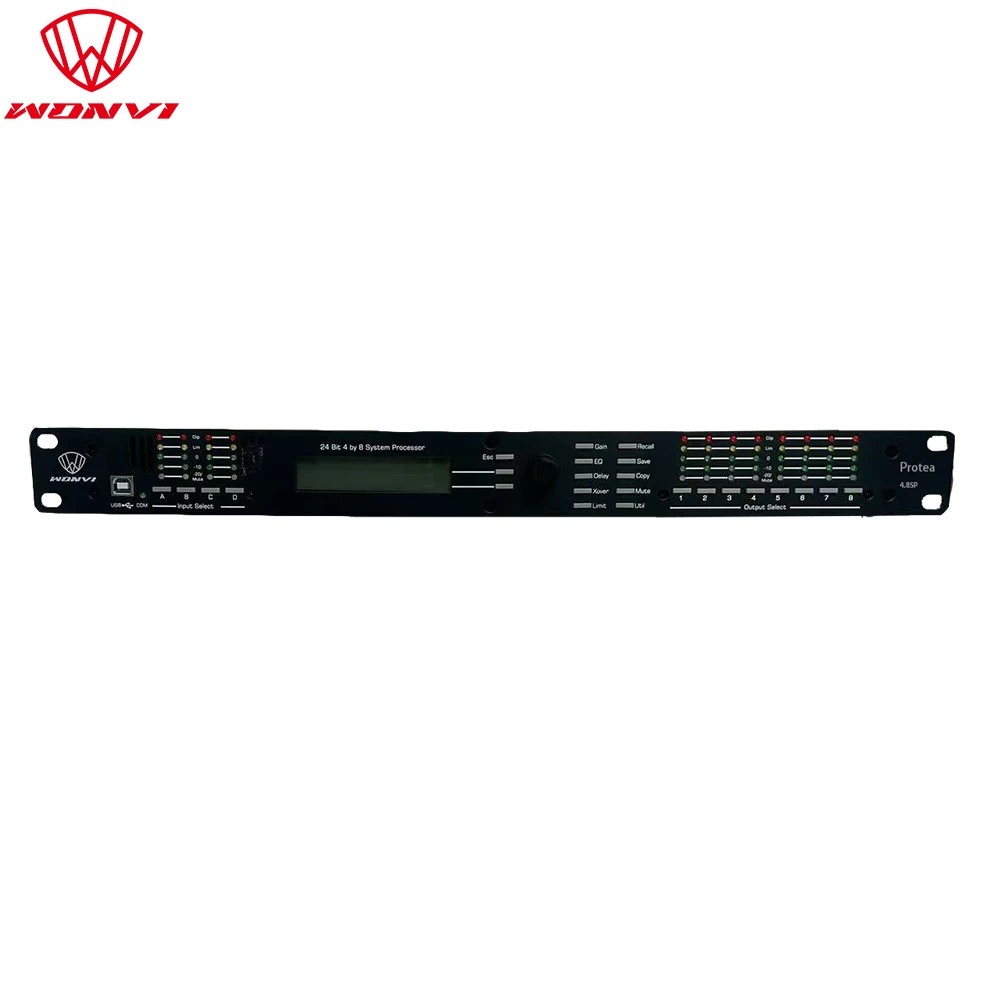Speaker Management System Protea 4.8sp Digital Audio Processor 4 In 8 ...