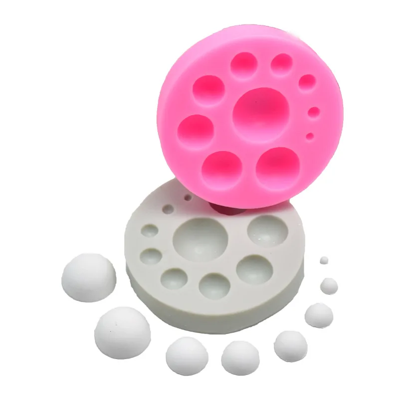 Diy 10 Cavity Semi Sphere Pearl Chocolate Biscuit Decoration Cake ...