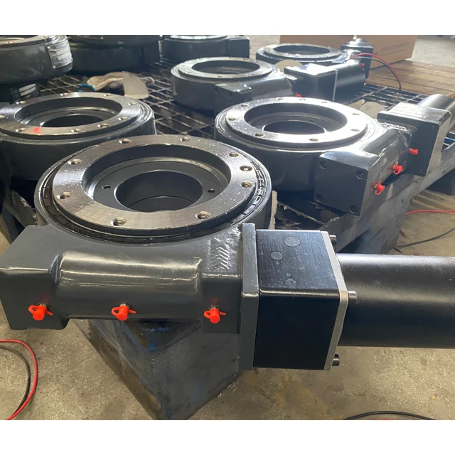 Se12 Large Torque Single Axis Slew Drive With Motor For Industrial ...