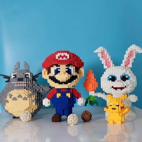 Hot Sale Diy Mini Cartoon Character Building Block Sets For Kids Gifts ...