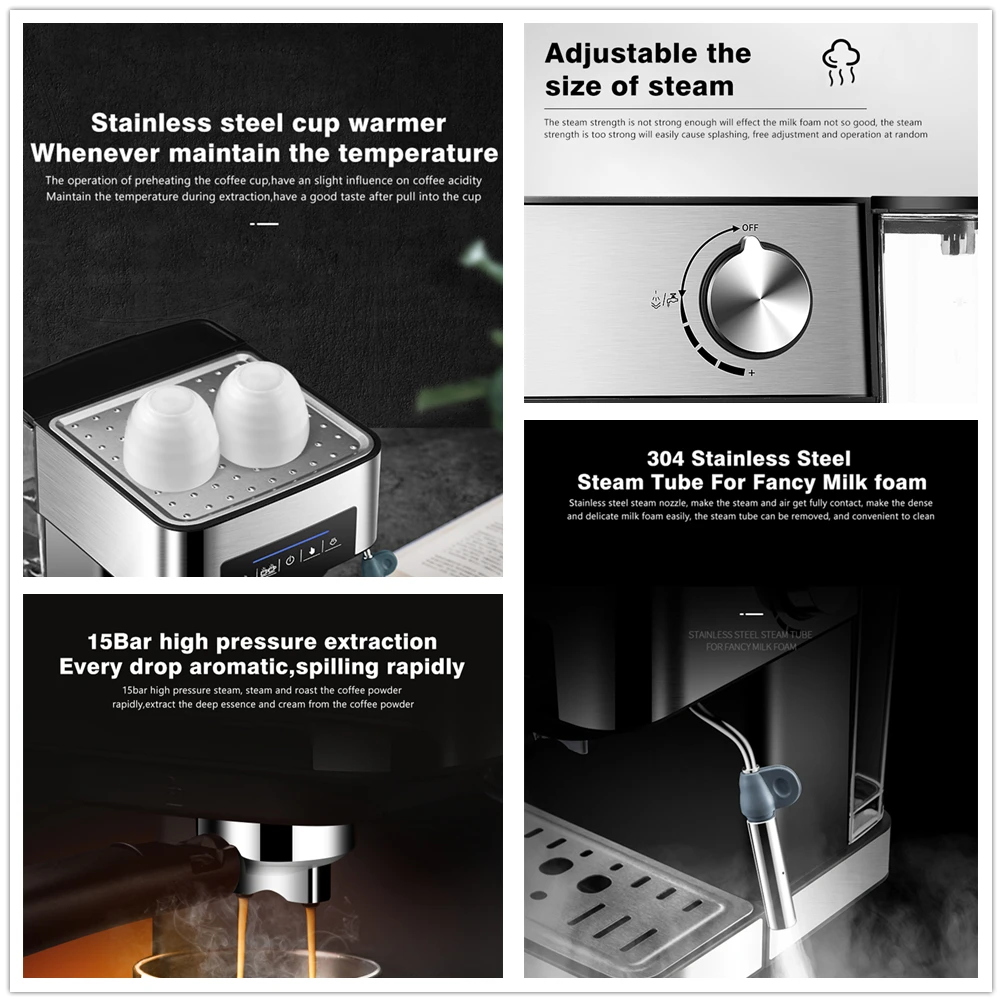 2021hot Sale Cafetera Espresso Coffee Machine Cm6863 Intelligent ...