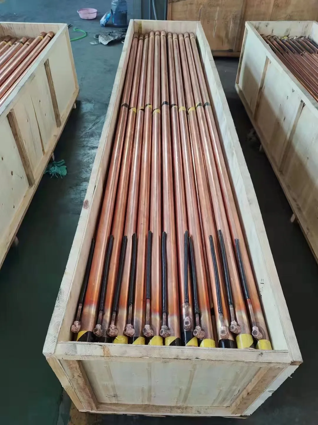 Copper Wire Rod Ground Wire Rod For Building Grounding System Lightning ...