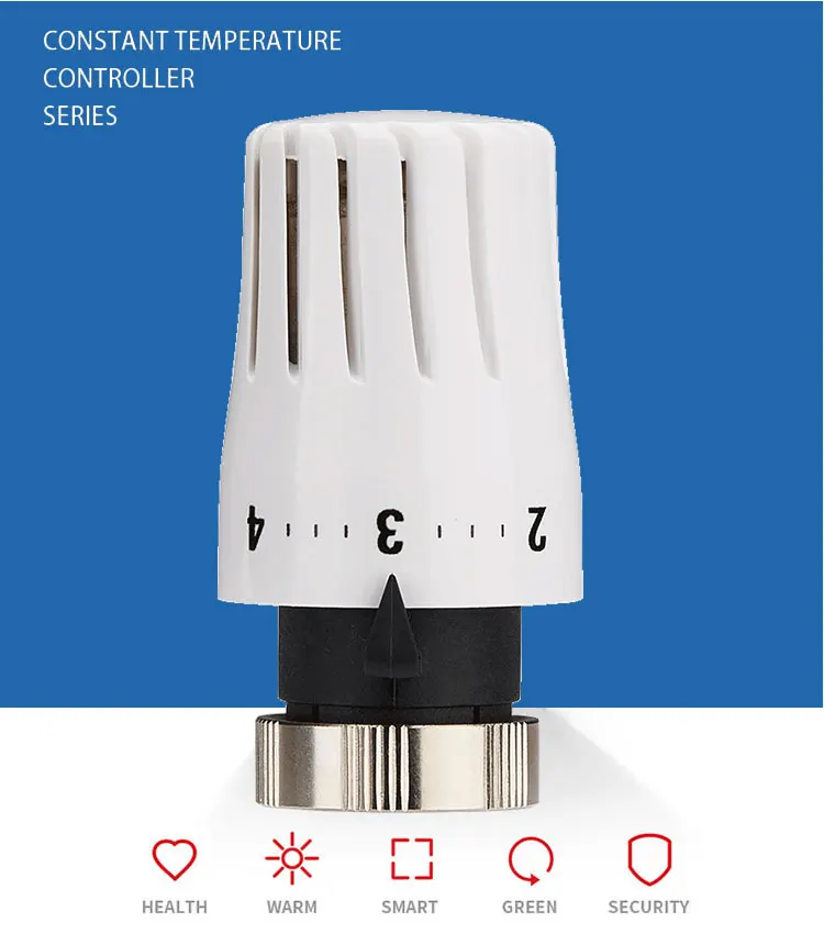 Mechanical Trv Head Plastic Abc Manual Heating System Thermostatic Head ...