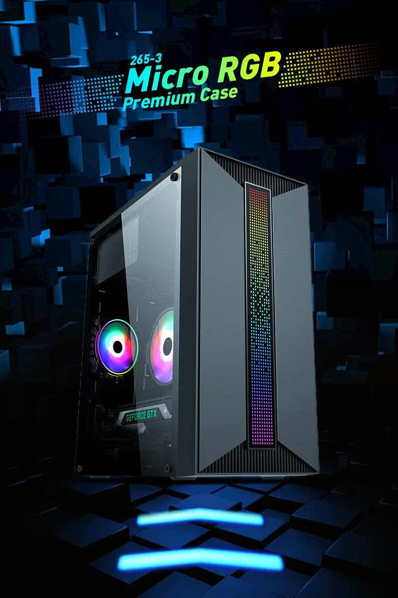 0.4mm Micro ATX Case RGB Panel Side Transparent Window| Alibaba.com