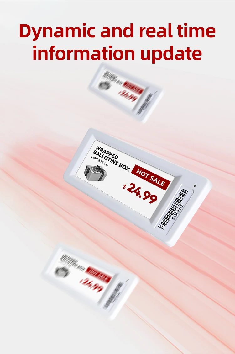 2.13inch Electronic Price Tags for Shops - Wireless ESL