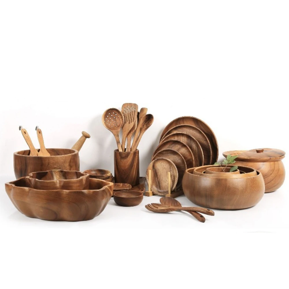 Acaica Wooden Kitchen Utensils - Durable & Sustainable