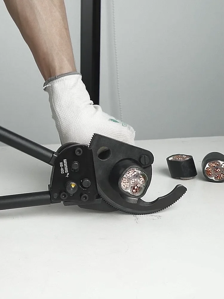 Ratchet Cable Cutter Professional Adjustable Handle Cable Cutter ...