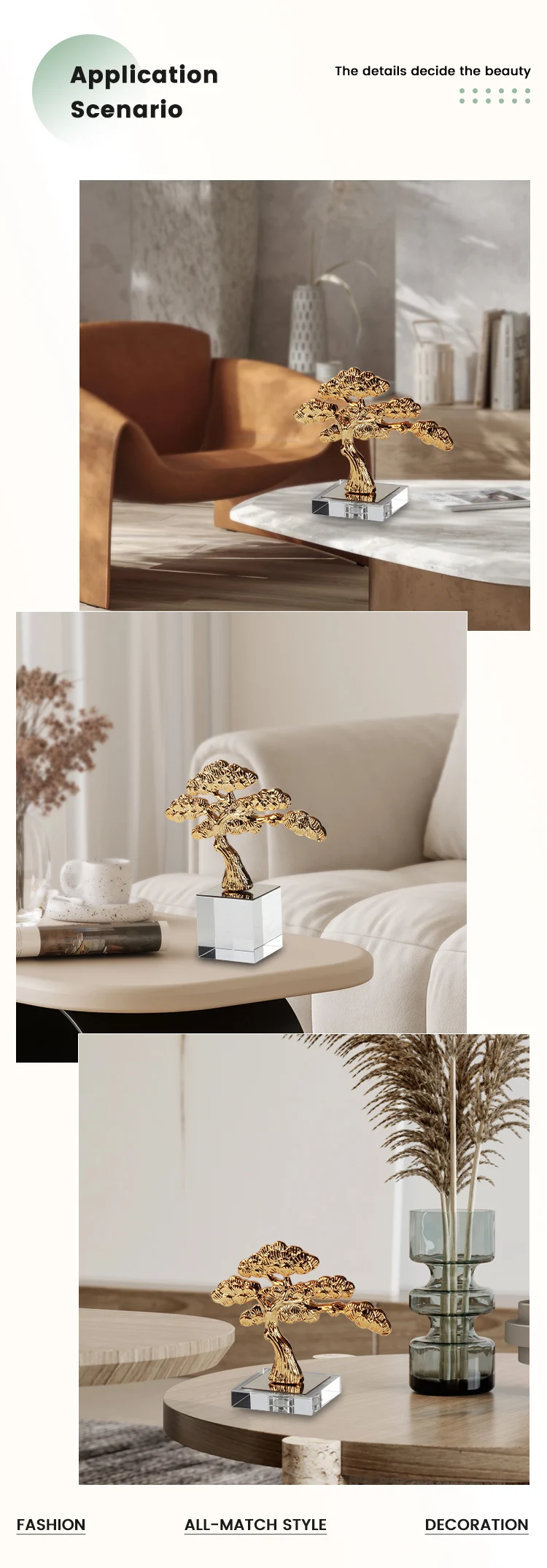 Custom Made House Interior Living Room Showpieces Accessories ...