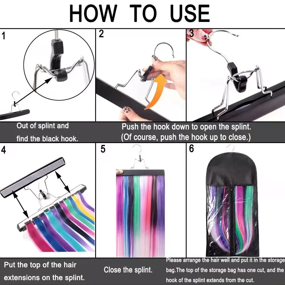 Custom Logo Extra Long Dustproof Non-Woven PVC Hair Bundles