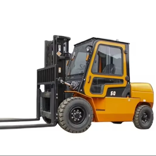 20ft Forklift 40ft Container Fork Lift Cpcd50 Capacity 5 Ton Forklift ...