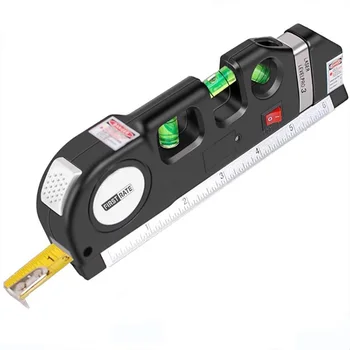 Laser Level Scale Measurement Building Tools With Tape Meaure 3 In 1 ...