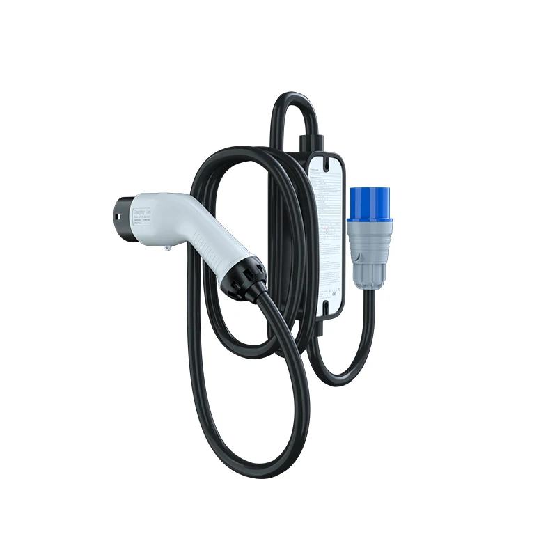 Electric Vehicle Ev Charging Type 2 With Cee Plug,32a 7kw 1- Phase Type ...